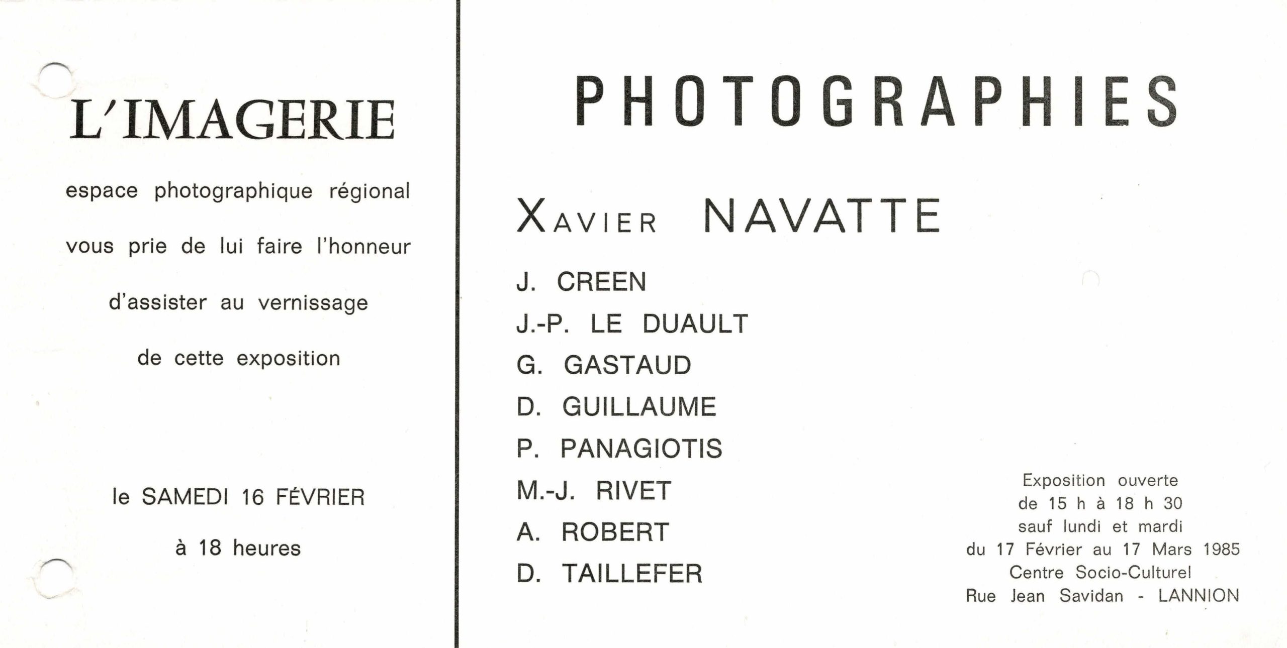 L'Imagerie centre d'art — Xavier Navatte