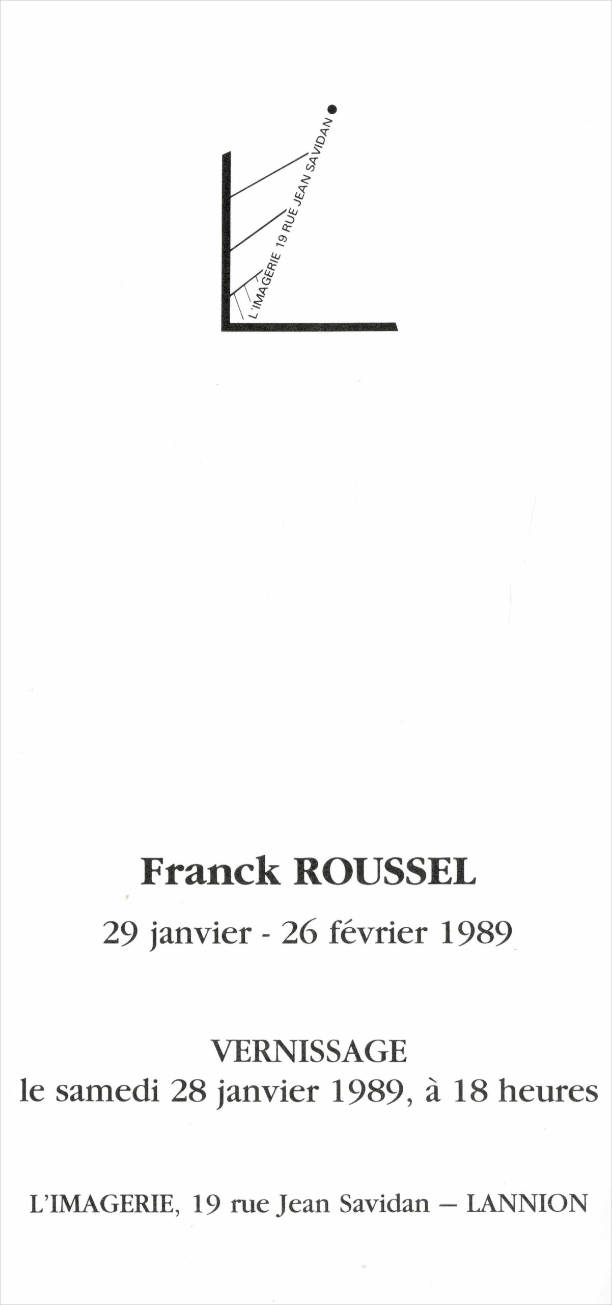 L'Imagerie centre d'art — Franck Roussel